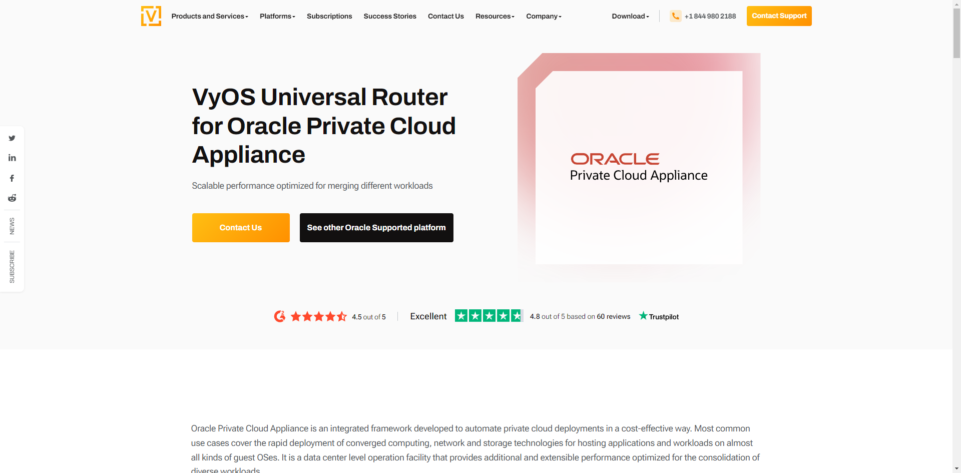 VyOS on Oracle Private Cloud Appliance – VyOS