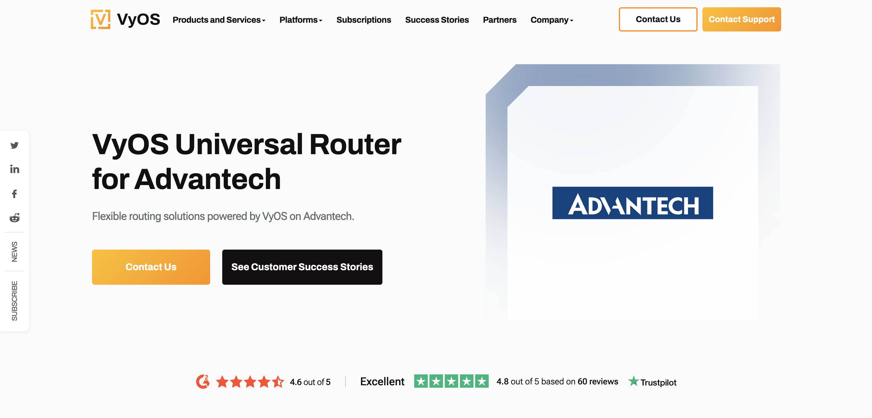 VyOS Universal Router for Advantech